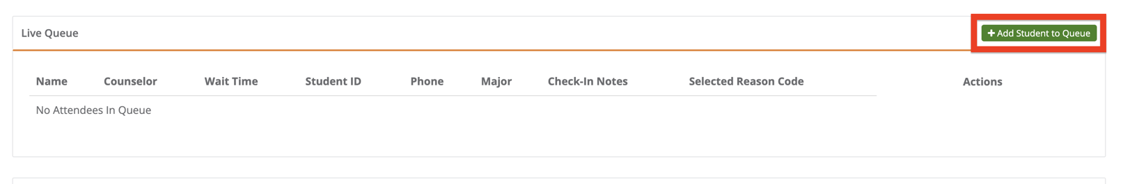 How to Add a Student to the Queue