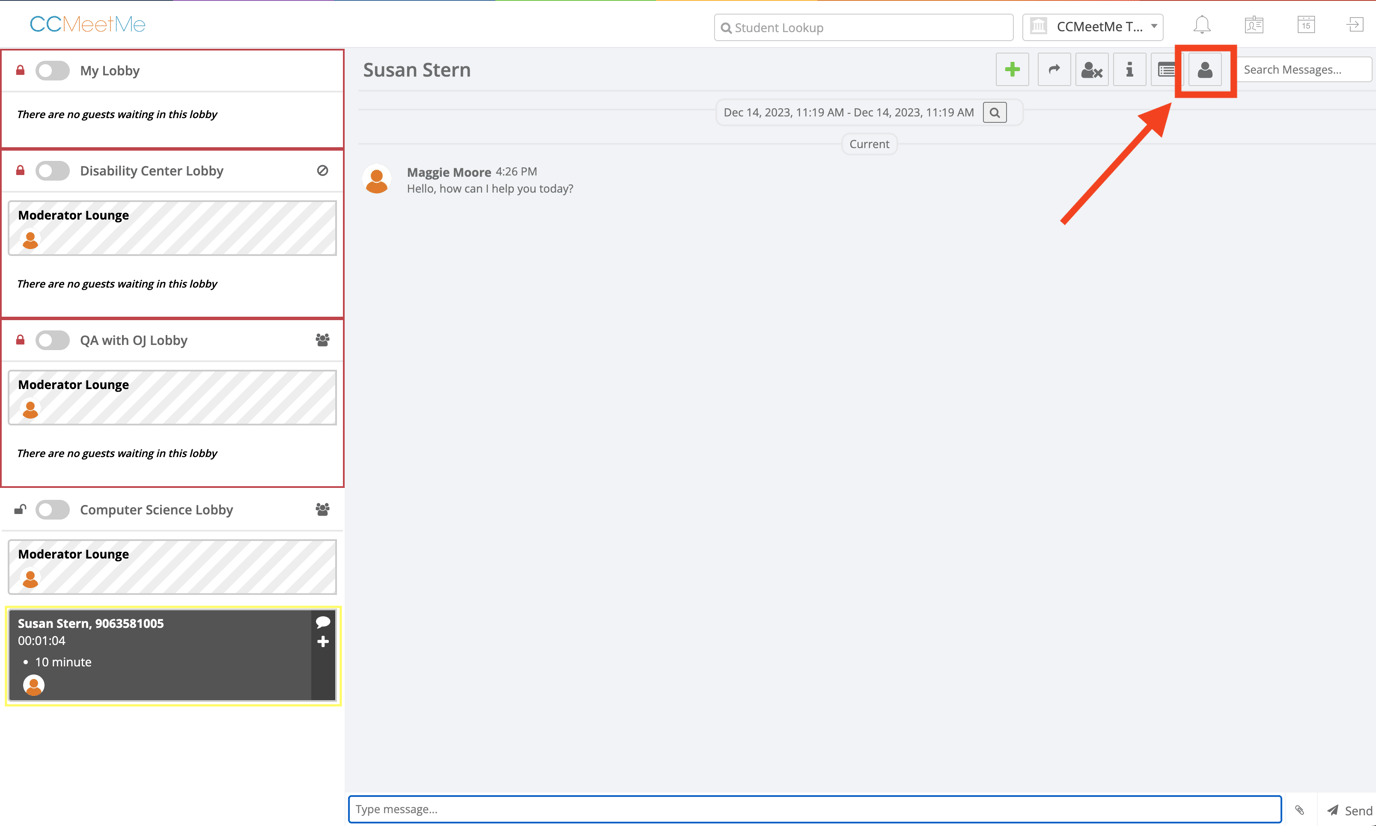 Save a Lobby Chat as a Meeting