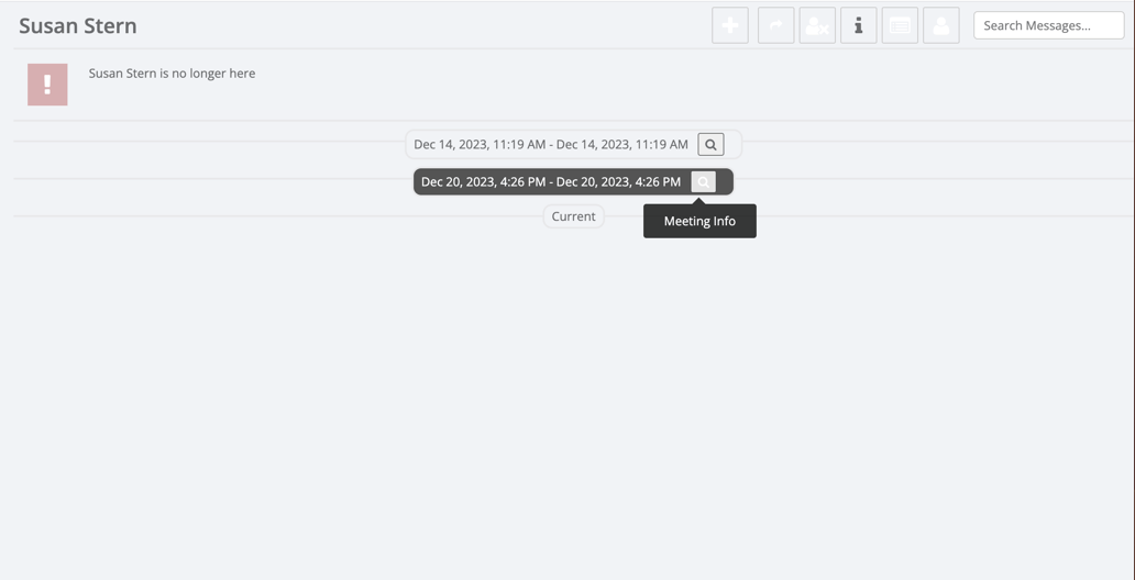 Save a Lobby Chat as a Meeting