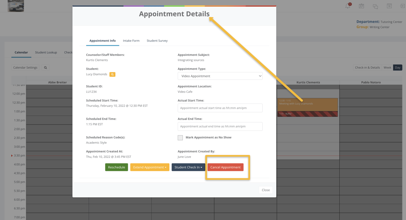 How to Cancel or Reschedule Appointments