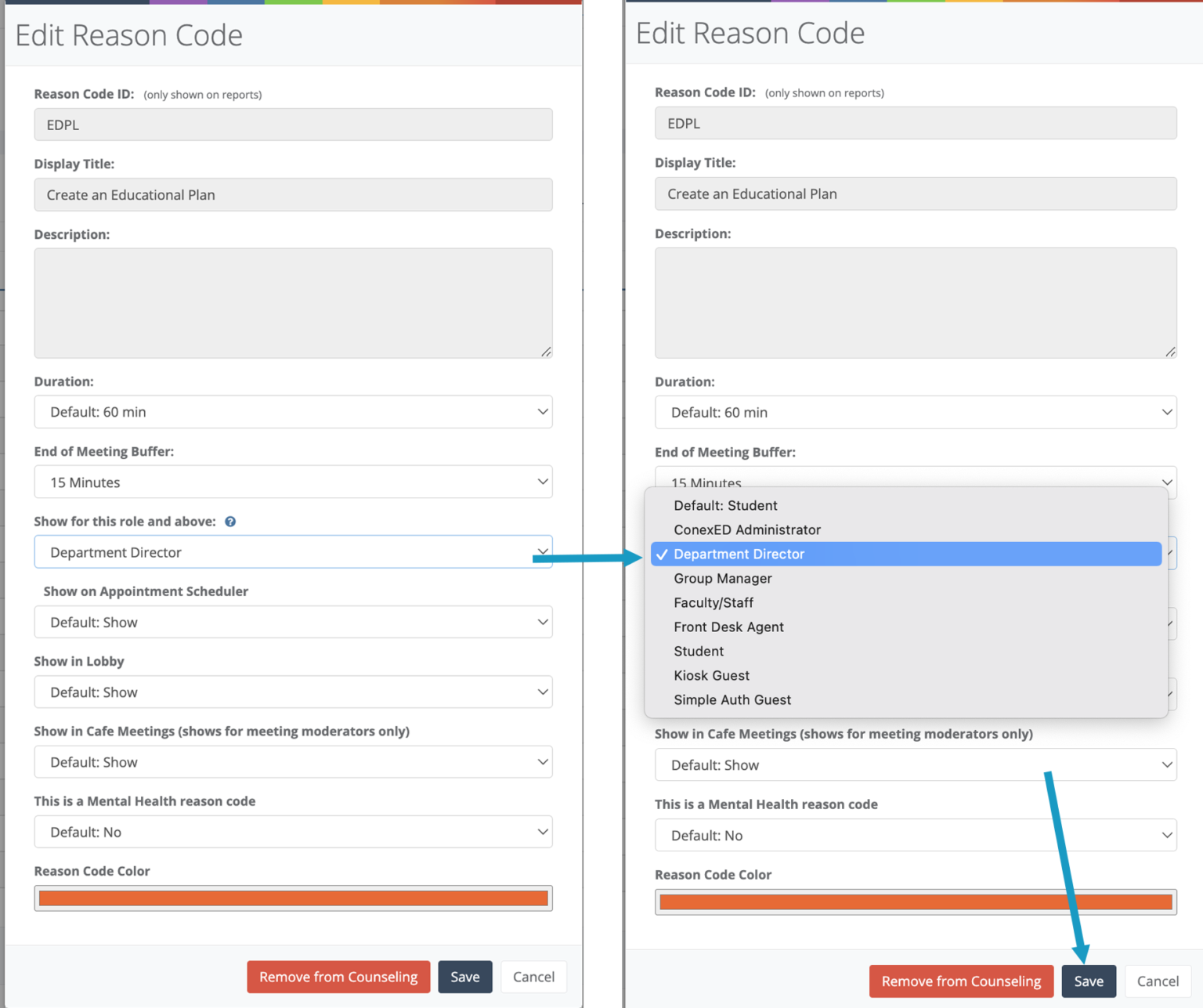 Understanding How Role Boundary Impacts Reason Codes